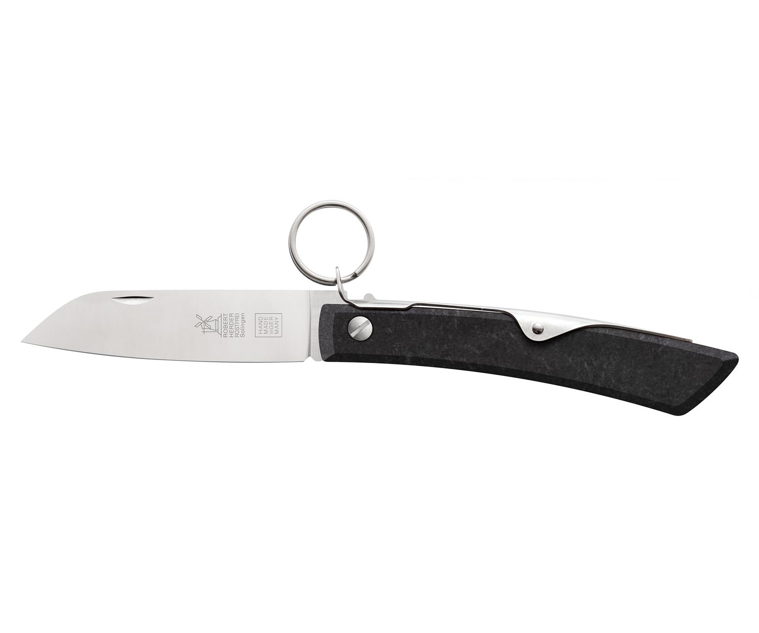 Windmühlenmesser IBEX 80 POM - stonewashed | Kochen macht Spass